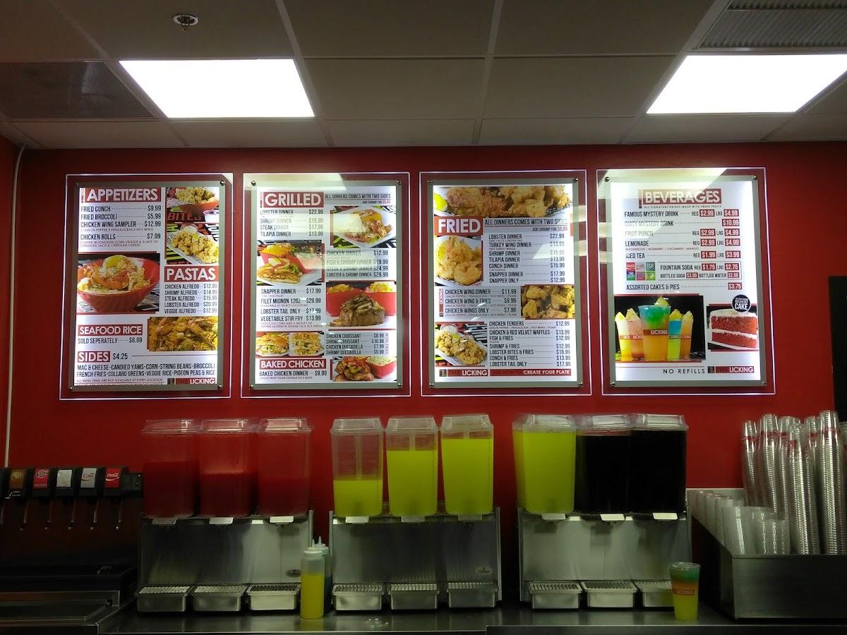 Menu at The Licking restaurant, Miramar, Miramar Pkwy