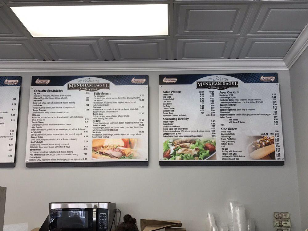 Menu at Mendham Bagel and Coffee Shop restaurant, Mendham