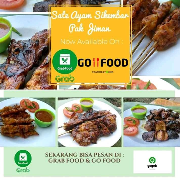Menu at Sate Ayam Blater Sikembar Pak Jiman, Purbalingga