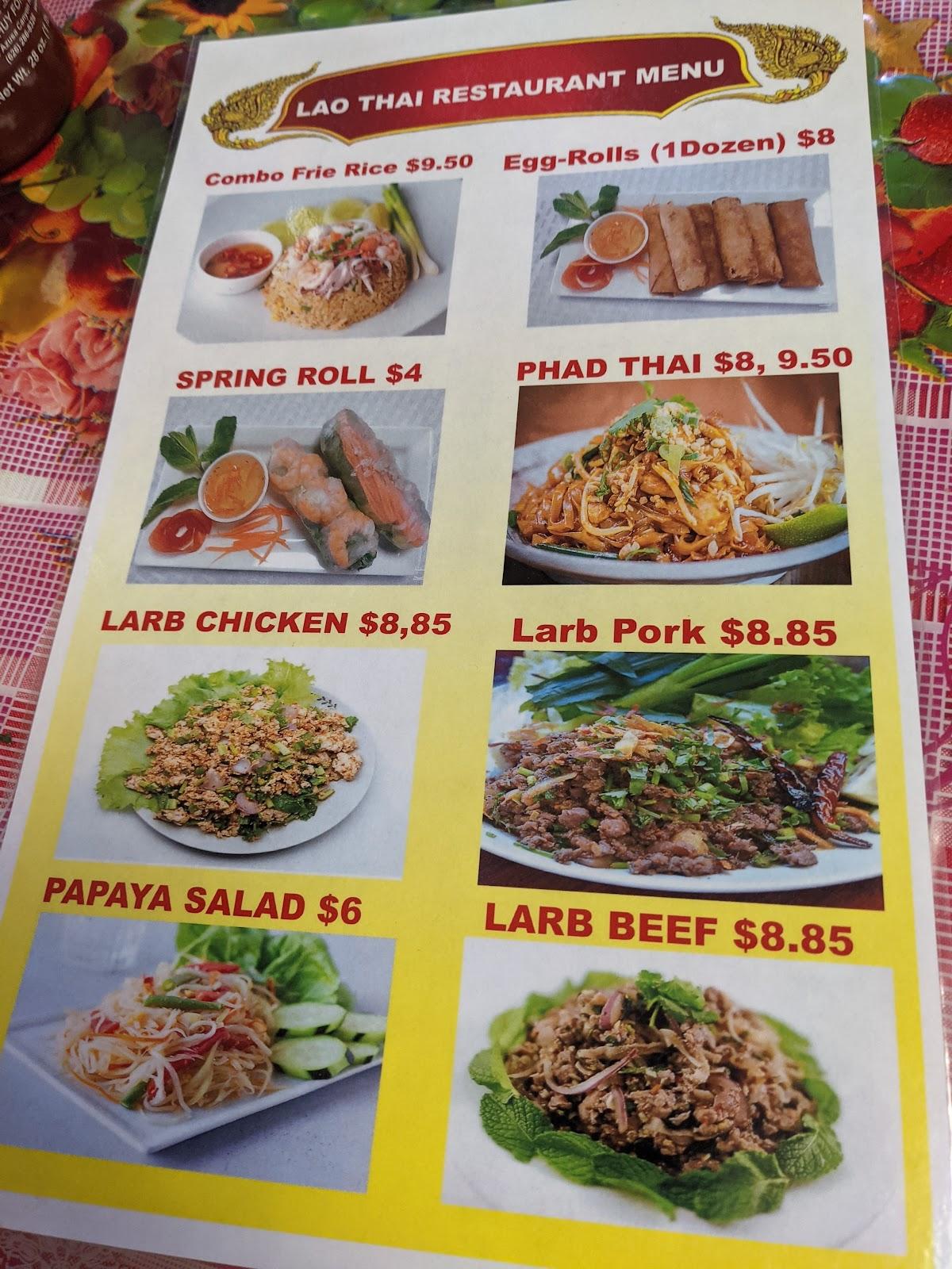 Carta de Lao - Thai Restaurant, Grand Island