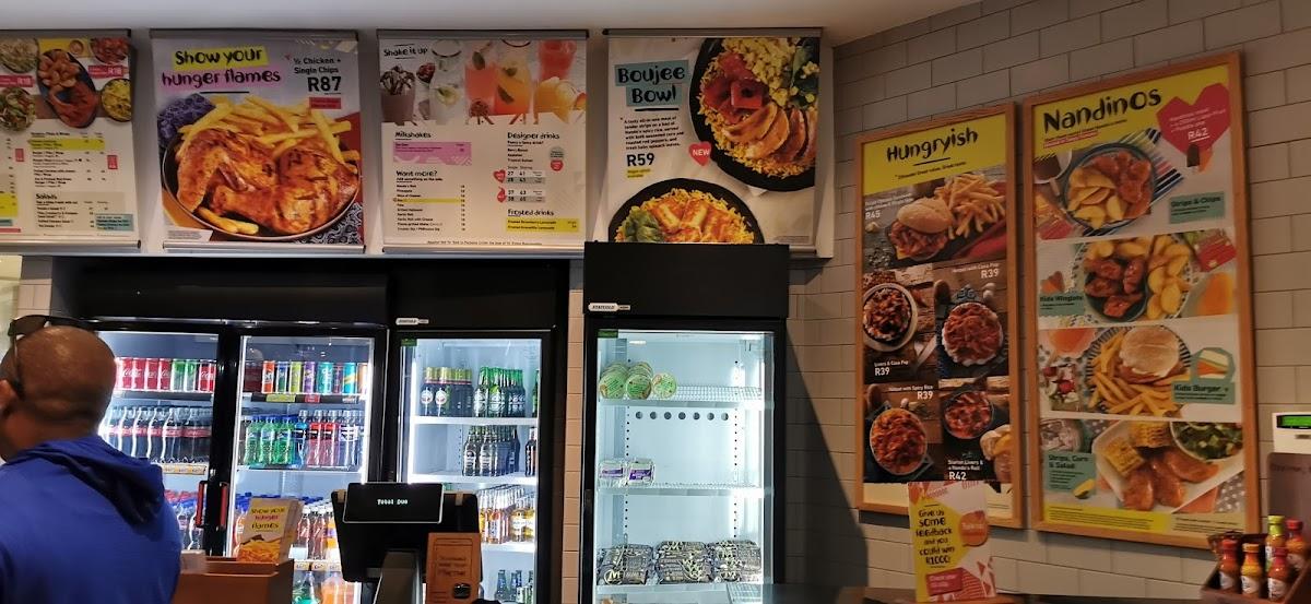 Menu at Nando's Brackenfell Drive Thru restaurant, Cape Town, Old Paarl ...