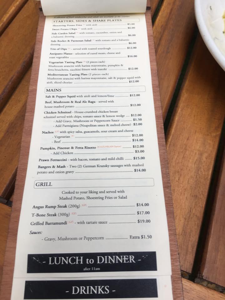 Menu at Tuck N Sandwich Shop Marrickville restaurant, Marrickville