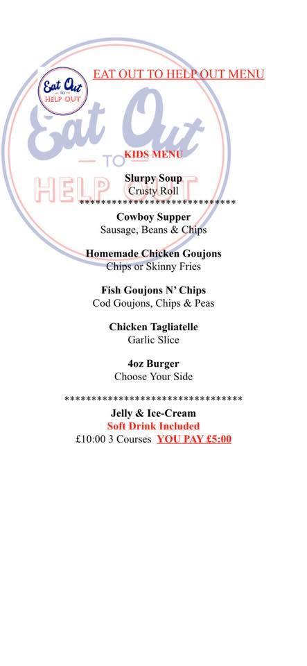 Menu at The Millstone pub & bar, Omagh