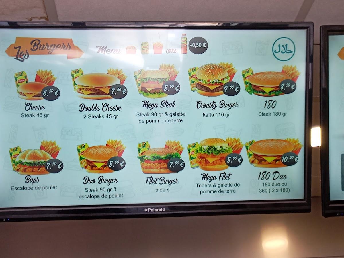 Menu at Crousty Food restaurant, Jargeau