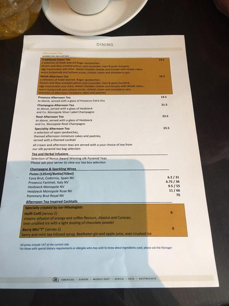 Menu at Metropole Lounge pub & bar, Cardiff