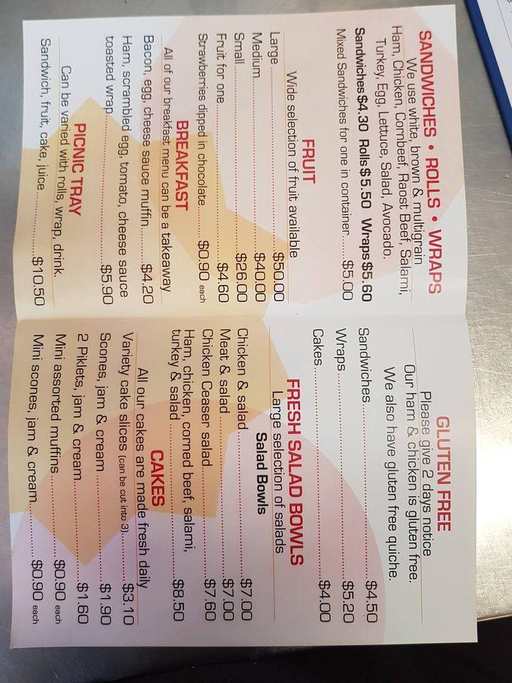 Menu at Hoe Inn Take Away and Cafe, Ipswich