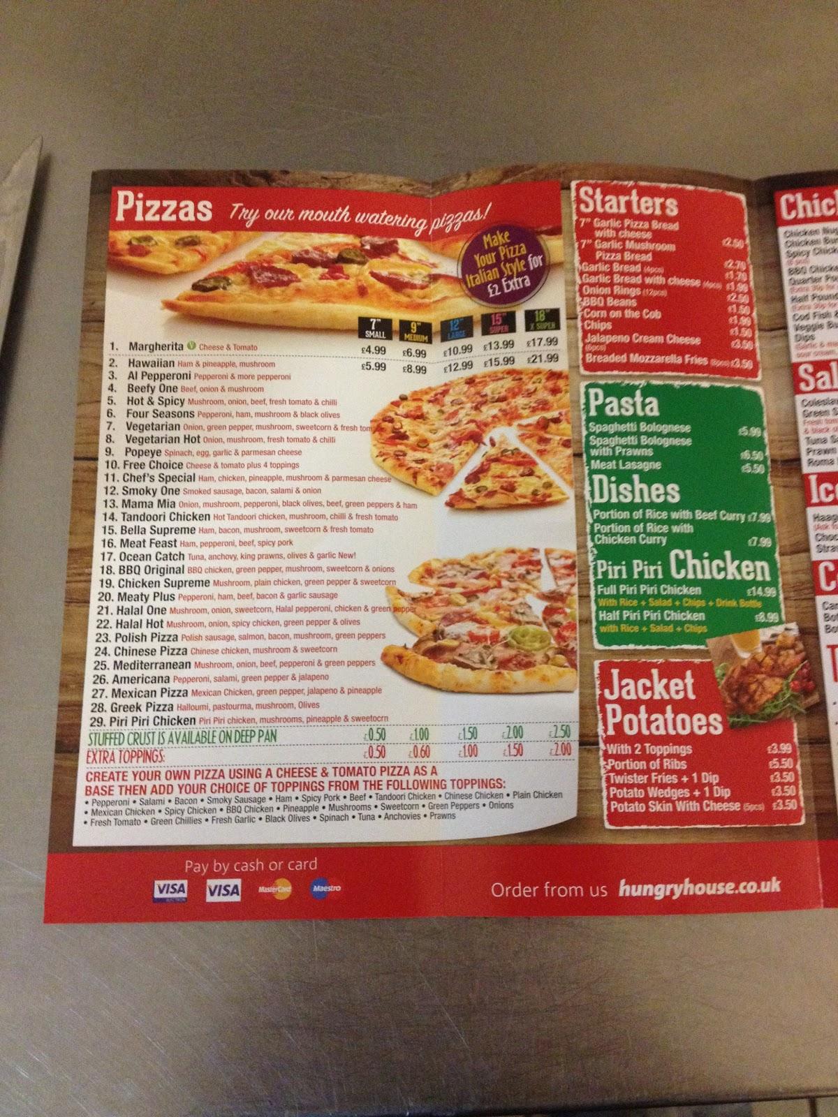 Menu at Roma Bella Pizza fast food, Enfield, 793 Great Cambridge Rd