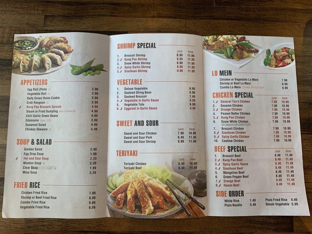 Menu at Yummy 365 restaurant, Omaha