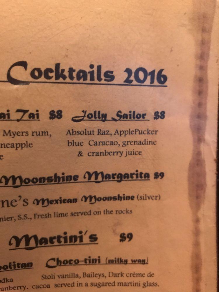 Menu at Al Capone's Seafood and Pizzeria, Puerto Peñasco