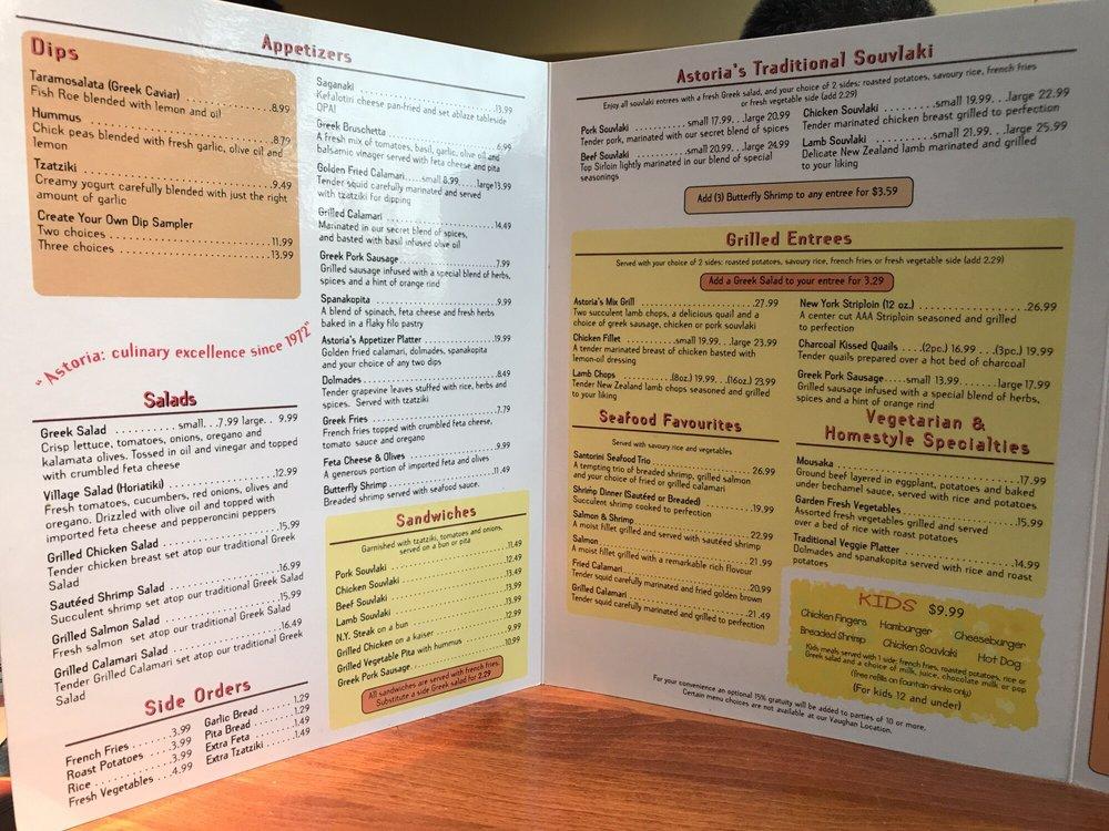 Menu at Astoria Shish Kebob House - Mississauga restaurant, Mississauga ...