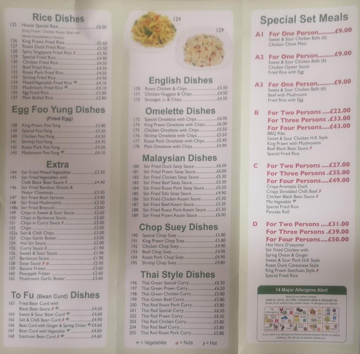 Menu at Castle Kitchen fast food, Woodbridge
