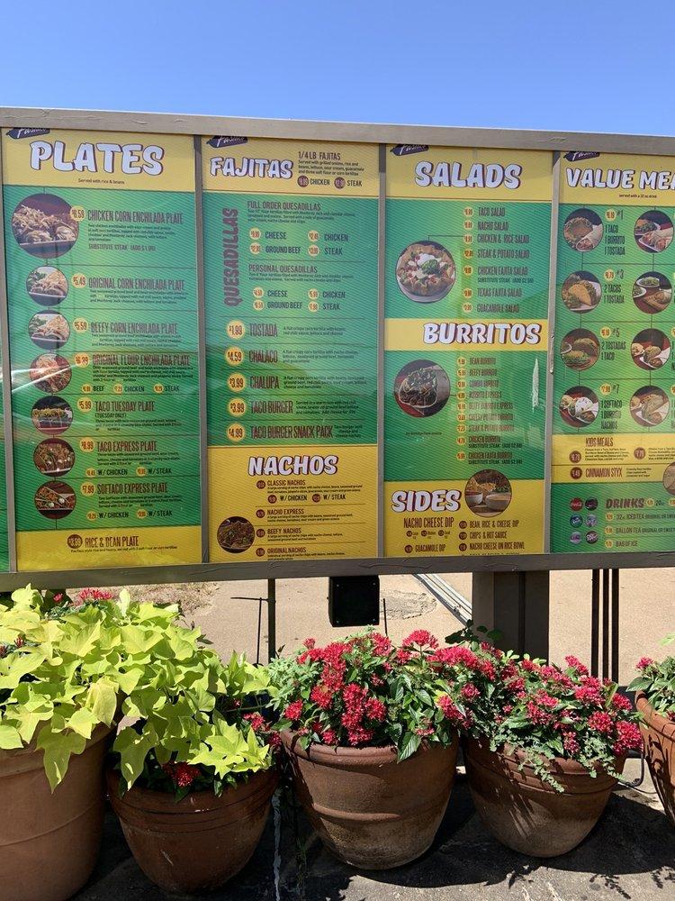 Menu at FasTaco - Crowley fast food, Crowley