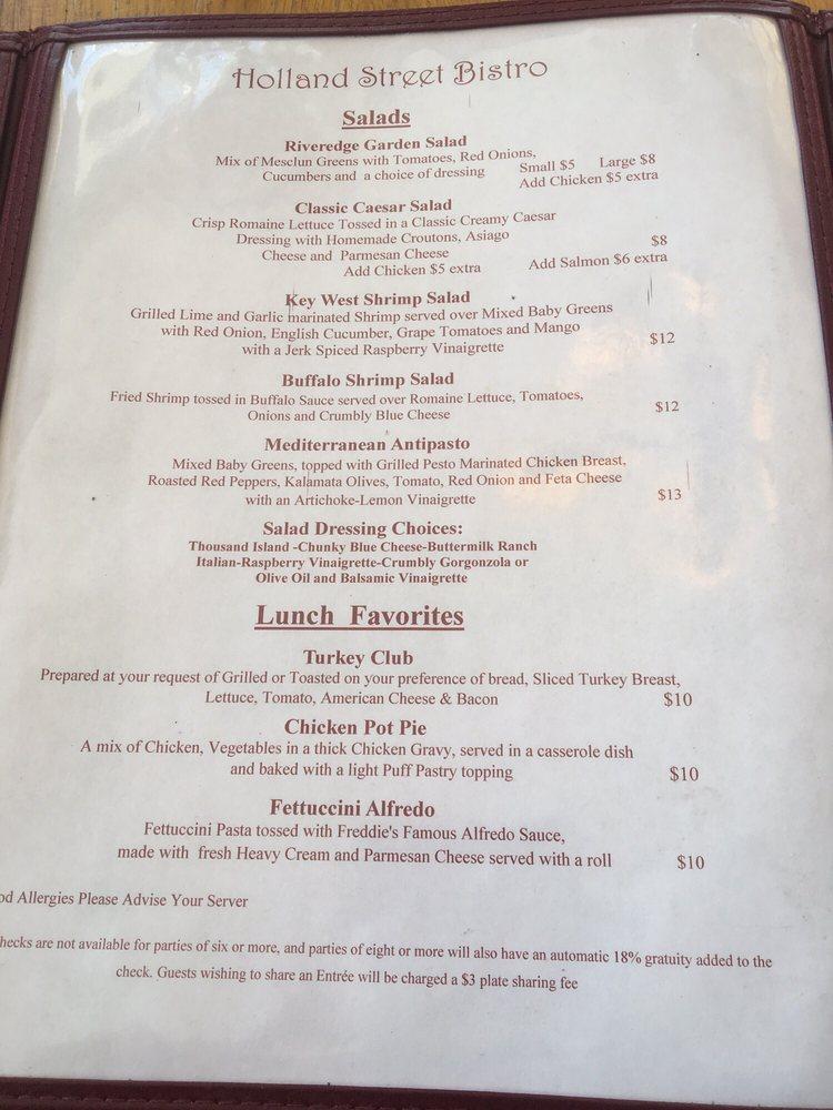Carta del restaurante Windows on the Bay, Alexandria Bay