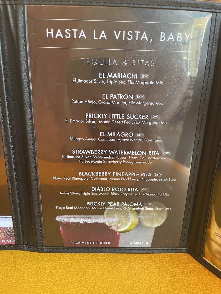 Menu at Flix Brewhouse restaurant, Oklahoma City