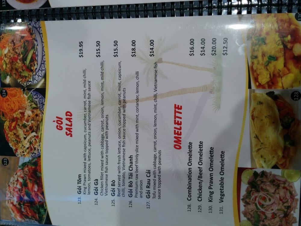 Menu at Hủ Tiếu Mì BẾN TRE restaurant, Morley