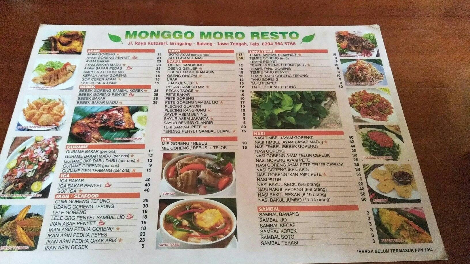 Carta de RM.Monggo Moro, Gringsing, Jl Raya Grinsing