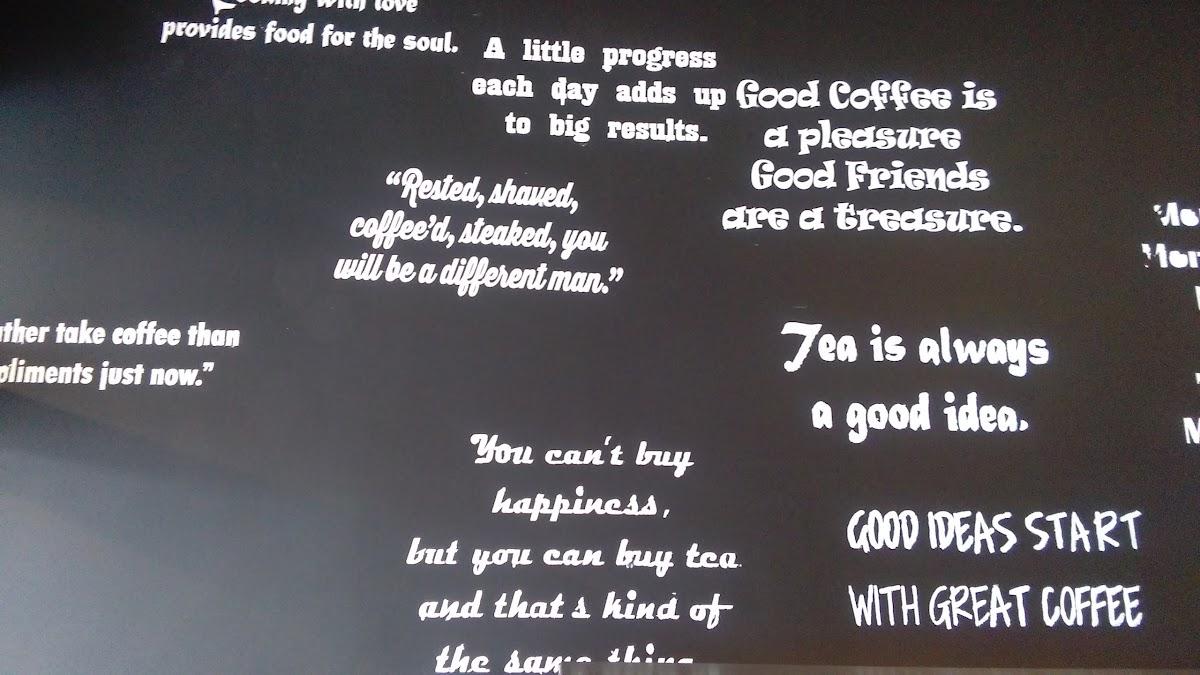 Menu at Coco Kai restaurant, Lower Hutt