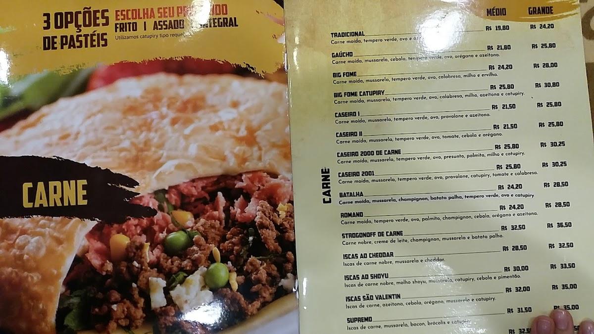 Menu em Casa do Pastel restaurante, Santa Maria, Av. Ângelo Bolson