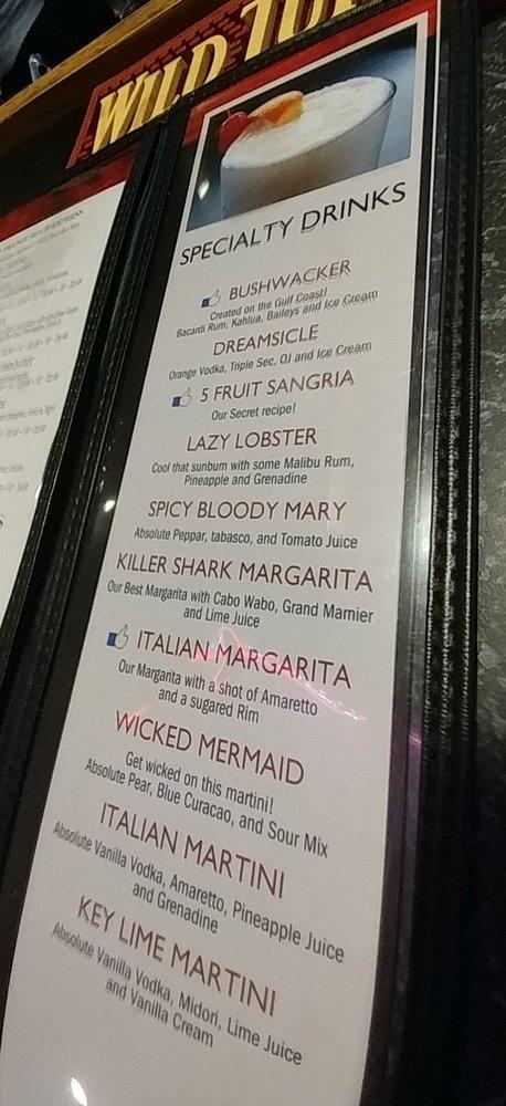 Menu at Lillian’s Pan Pizza pizzeria, Perdido Key