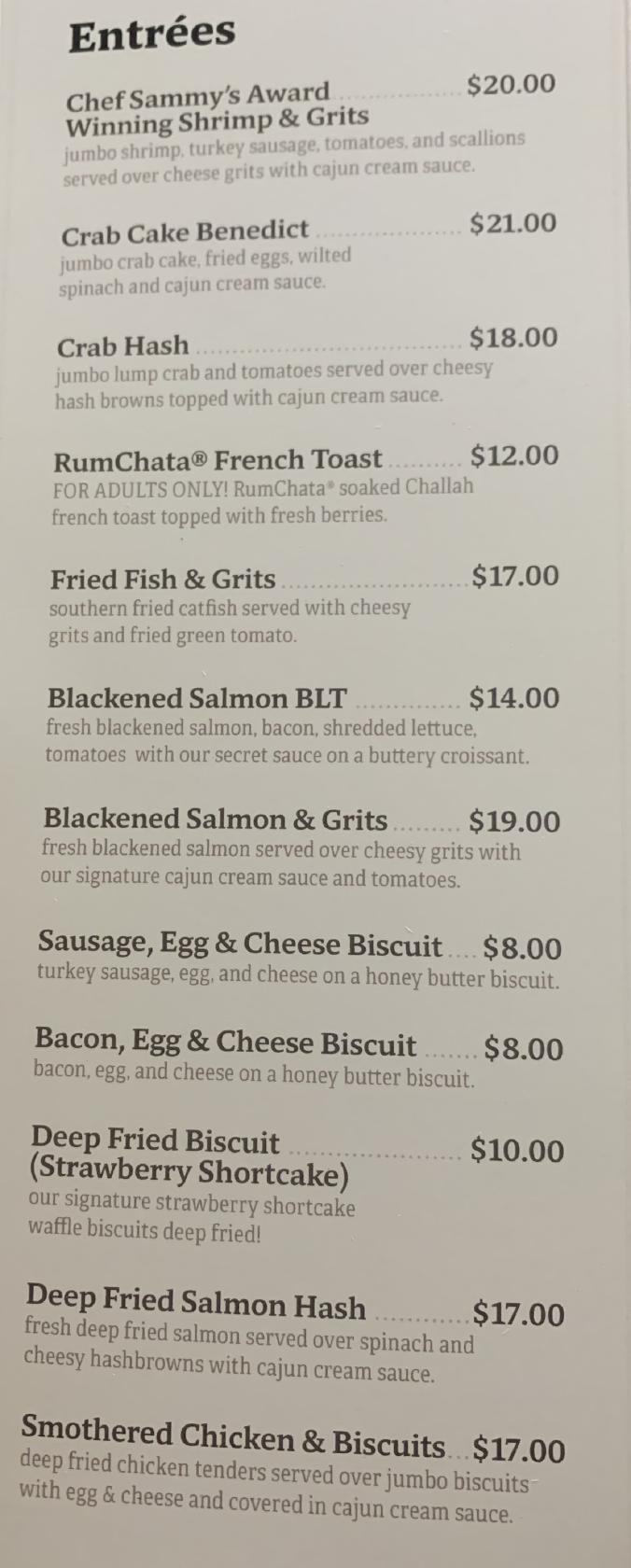Menu at Milk & Honey Express Southern Inspired Kitchen restaurant ...