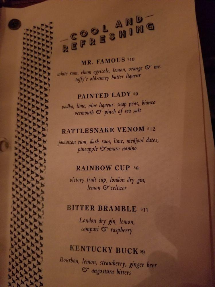 Menu at Raised by Wolves pub & bar, San Diego