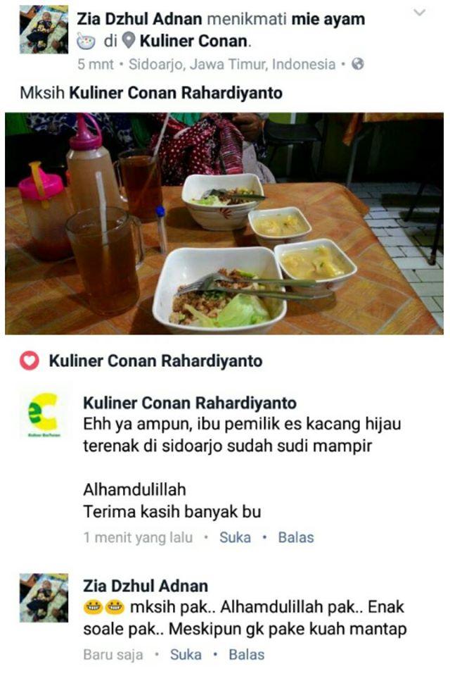 Menu at Kuliner Conan 1 restaurant, Sidoarjo