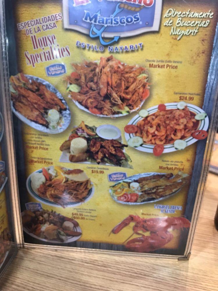 Menu at Marisco's El Veneno pub & bar, Chicago, S Pulaski Rd #4151