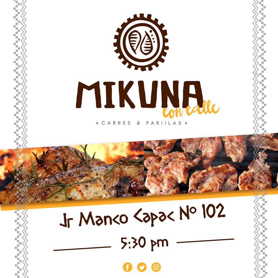 Menu at Mikuna con calle restaurant, Huanuco