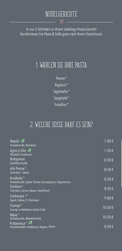 Speisekarte von Sempre Noi restaurant, Ehingen (Donau)