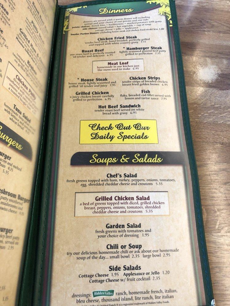 Menu at Goldenrod Cafe, Hastings, E South St