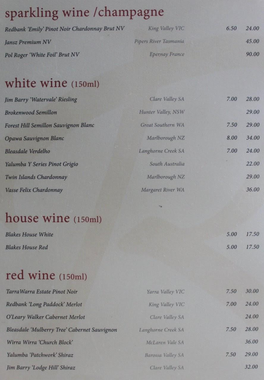Menu at Habib's Lebanese Restaurant, Parramatta