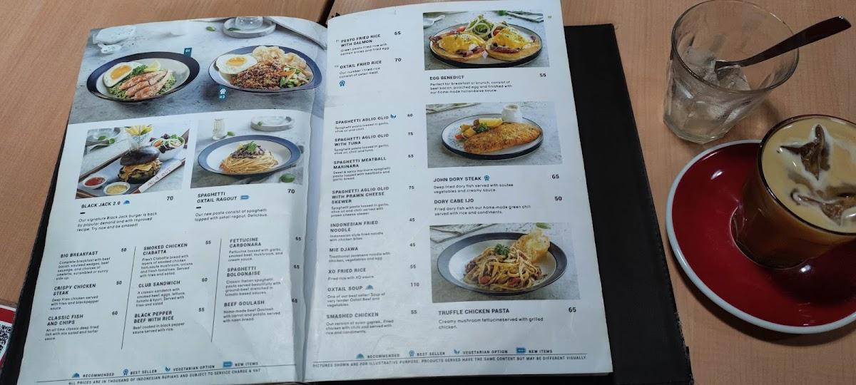 Menu at Mokka Coffee cafe, South Jakarta, Jl. Epicentrum Sel.