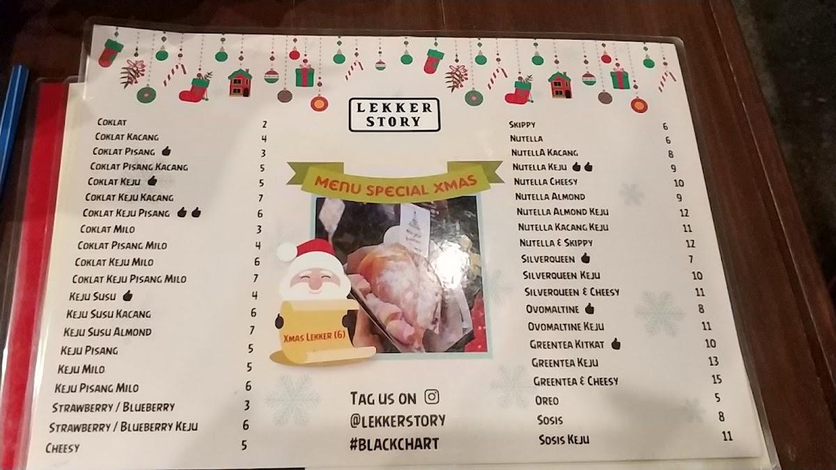 Carta del café Lekker Dan Kopi By Lekker Story, Semarang, Jl. MT ...