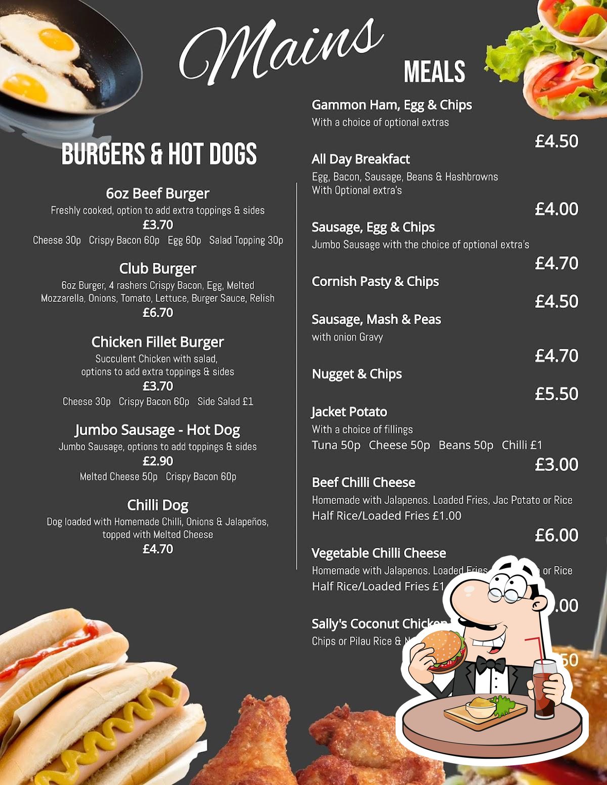 The Sports Bar - At Summerleaze Park, Maidenhead - Restaurant menu ...