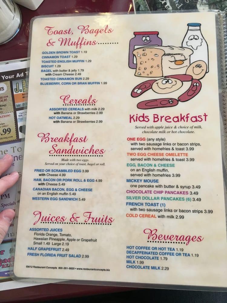 Menu at Salem Oak Diner fast food, Salem, 113 W Broadway