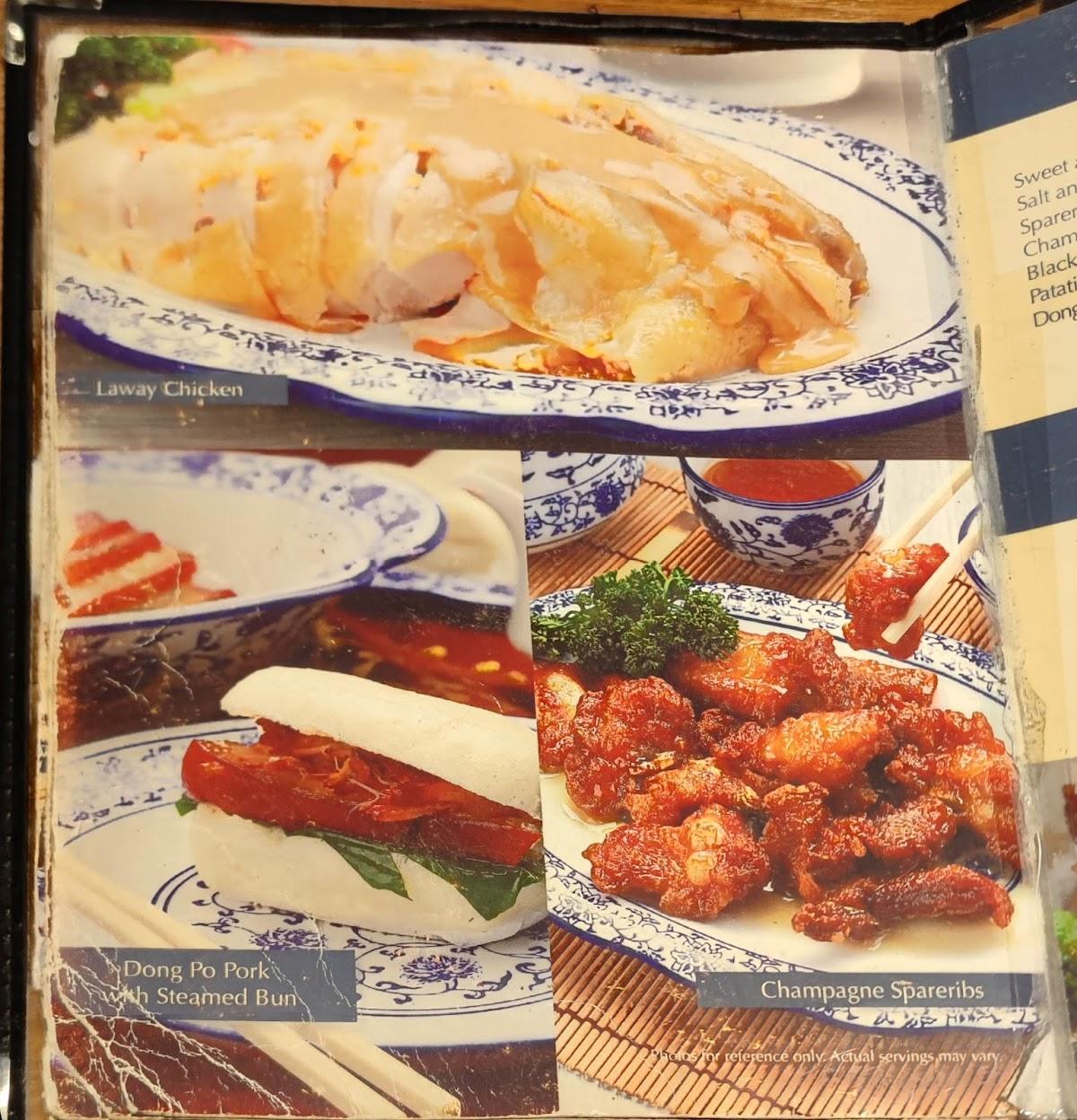 Menu at Mandarin Sky Express restaurant, Taguig