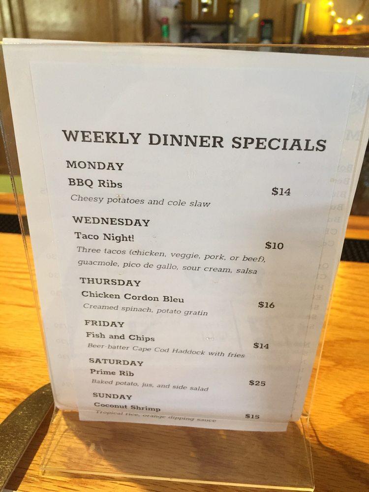 Menu at East Chatham Food Company restaurant, East Chatham