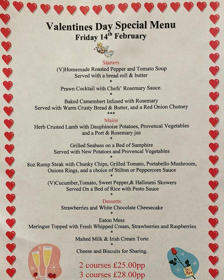 Menu at Ye Olde Cheshire Cheese Inn pub & bar, Hope