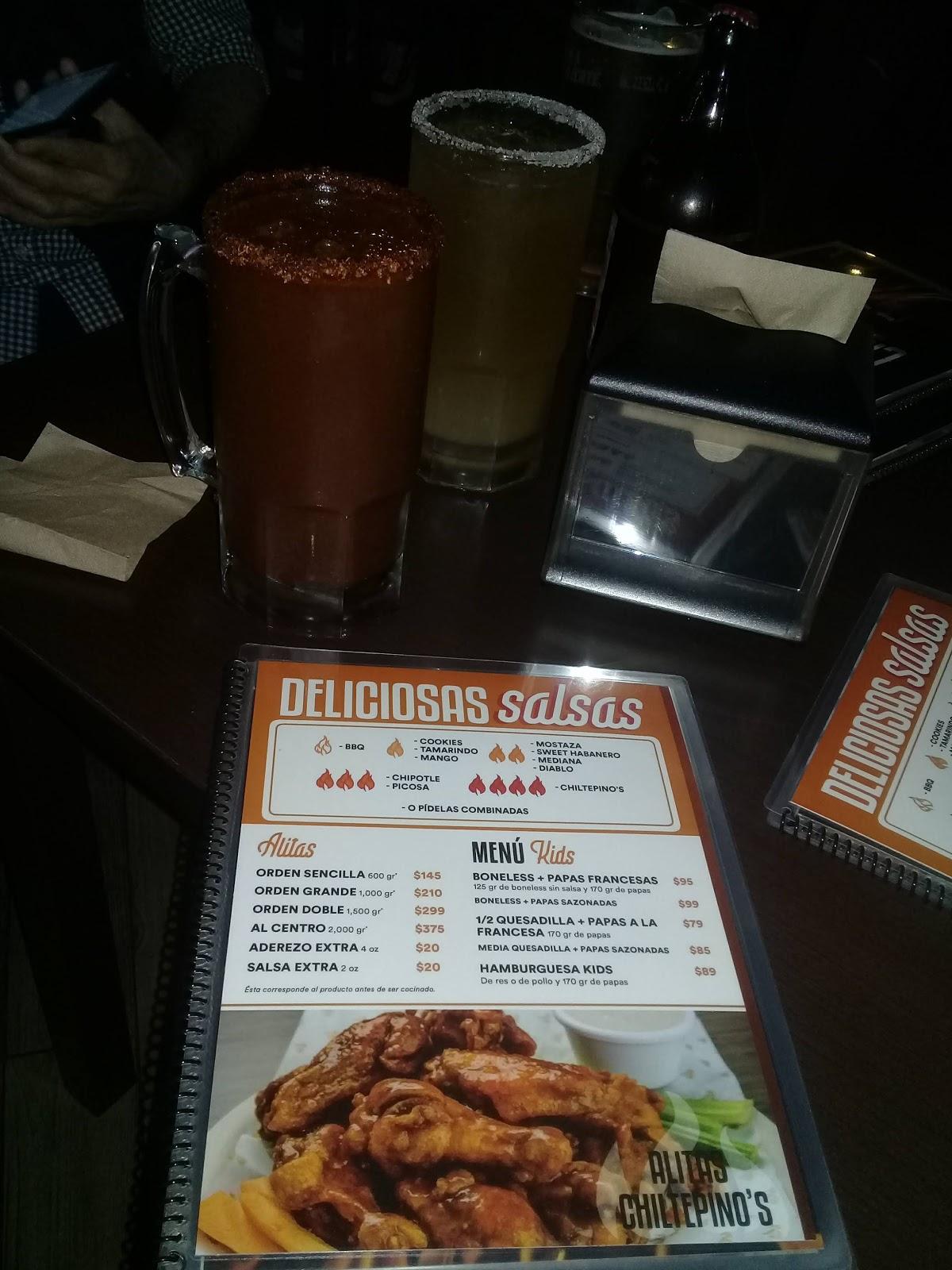 Carta del restaurante Chiltepino’s Nuevo Mexicali, Mexicali, C. Novena 300
