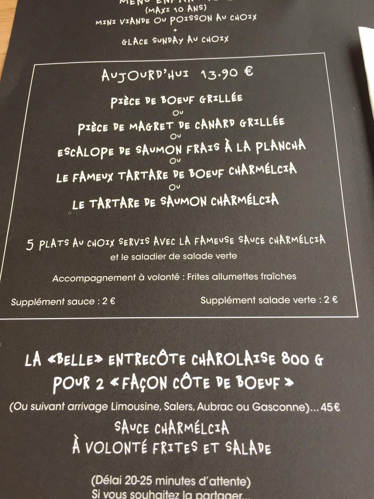 Menu au Bistro Régent Le Mans Saint Saturnin restaurant, Saint-Saturnin