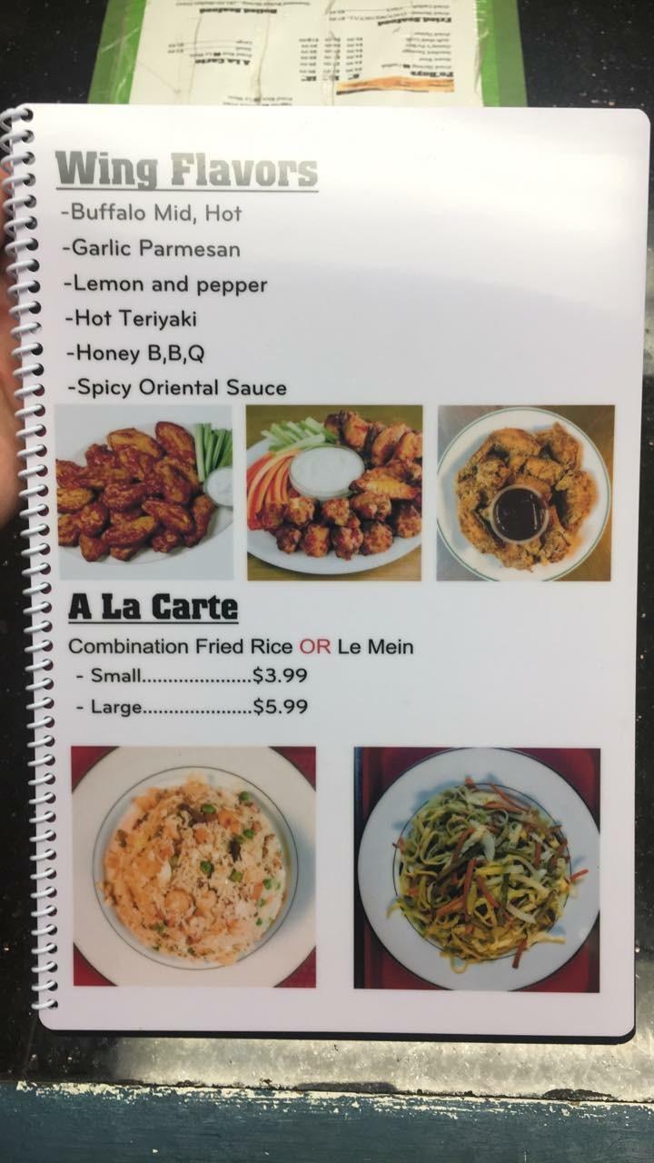 Menu at Danny's Seafood restaurant, Long Beach