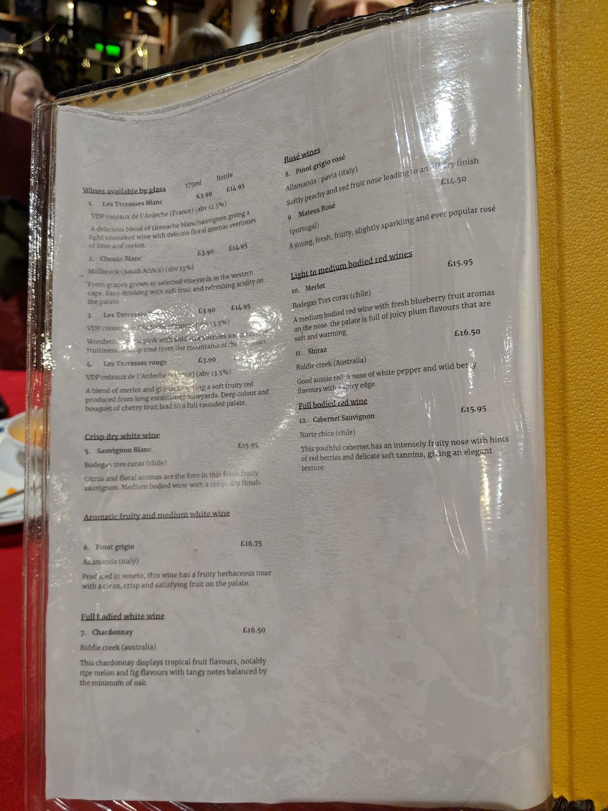 Menu at The Hot & Cold Chinese Restaurant, Fakenham