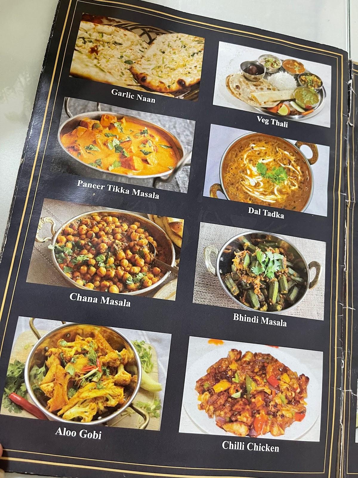 Menu at Hungry Eye Indian & Chinese Cuisine restaurant, Bangkok