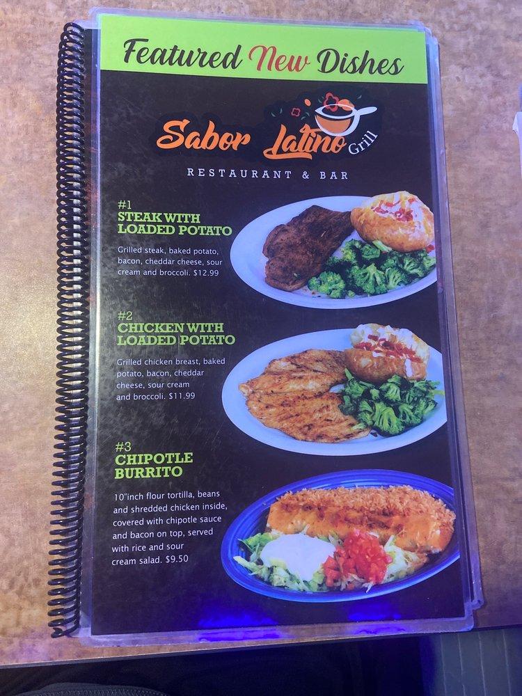 Menu at Sabor Latino Bar and Grill, Richburg