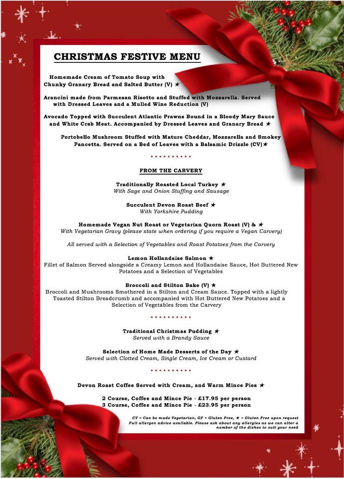 Menu at Ye Olde Smokey House pub & bar, Paignton