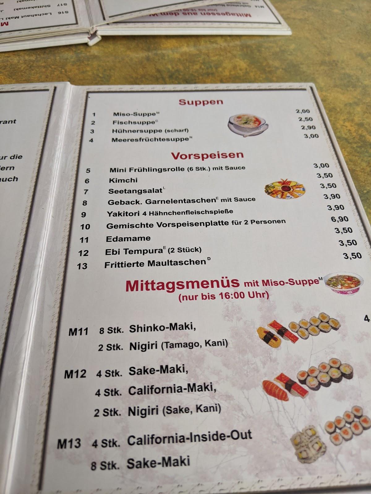 Speisekarte von Kikko Grill und Sushi restaurant, Berlin