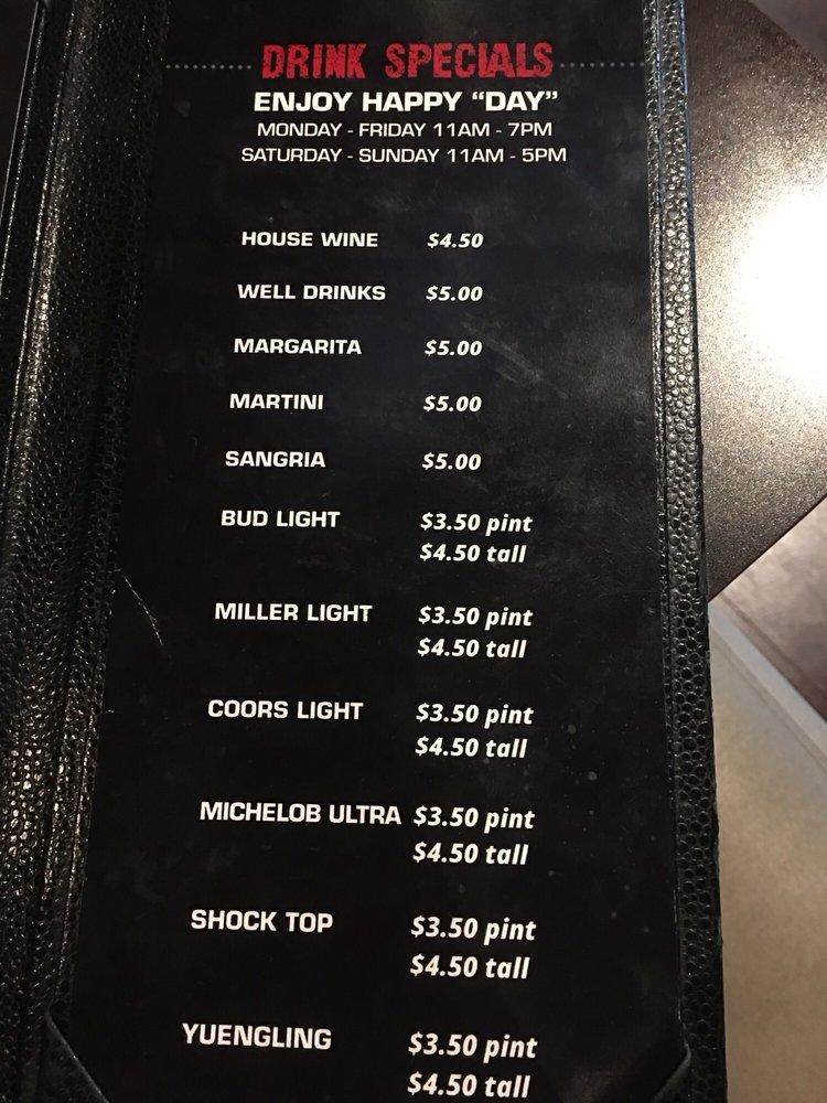 Menu at Black Rock Bar & Grill, Tampa