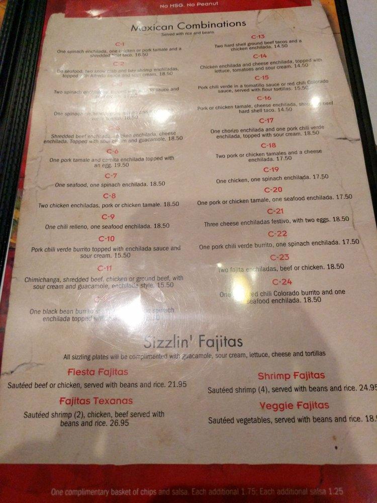 Menu at Don Luis Restaurant, Billings, 15 N 26th St