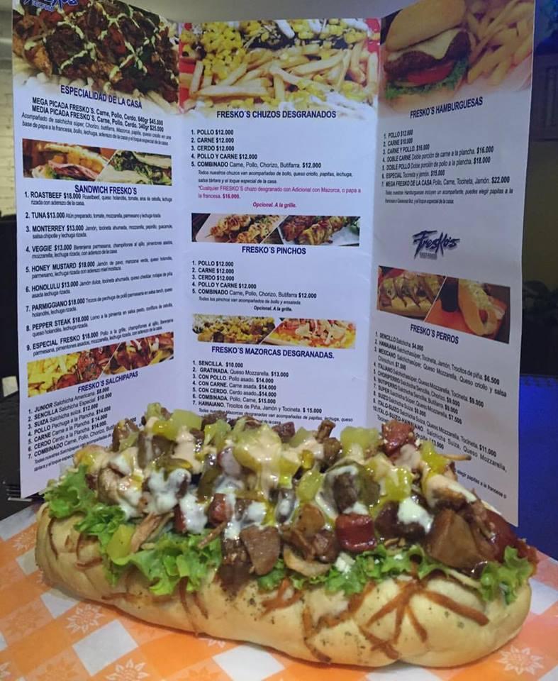 Menu at Fresko Fast & Good Food restaurant, Barranquilla