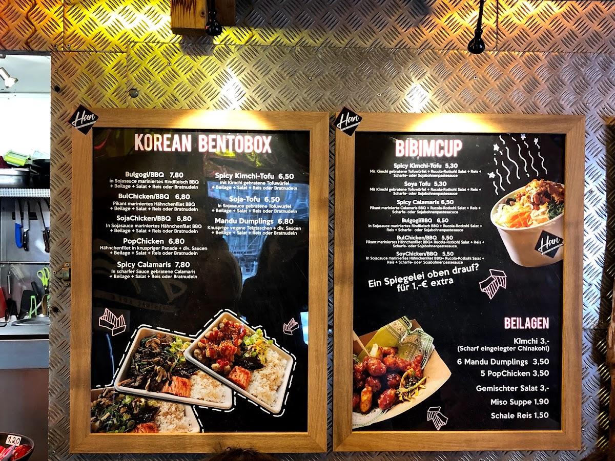 Speisekarte von Han - Original Korean Food pub & Bar, Berlin